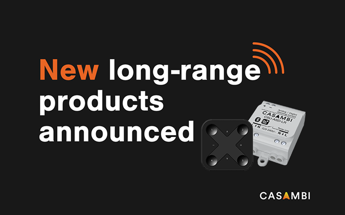 Casambi Launches Three New Wireless Lighting Control Products with Long ...