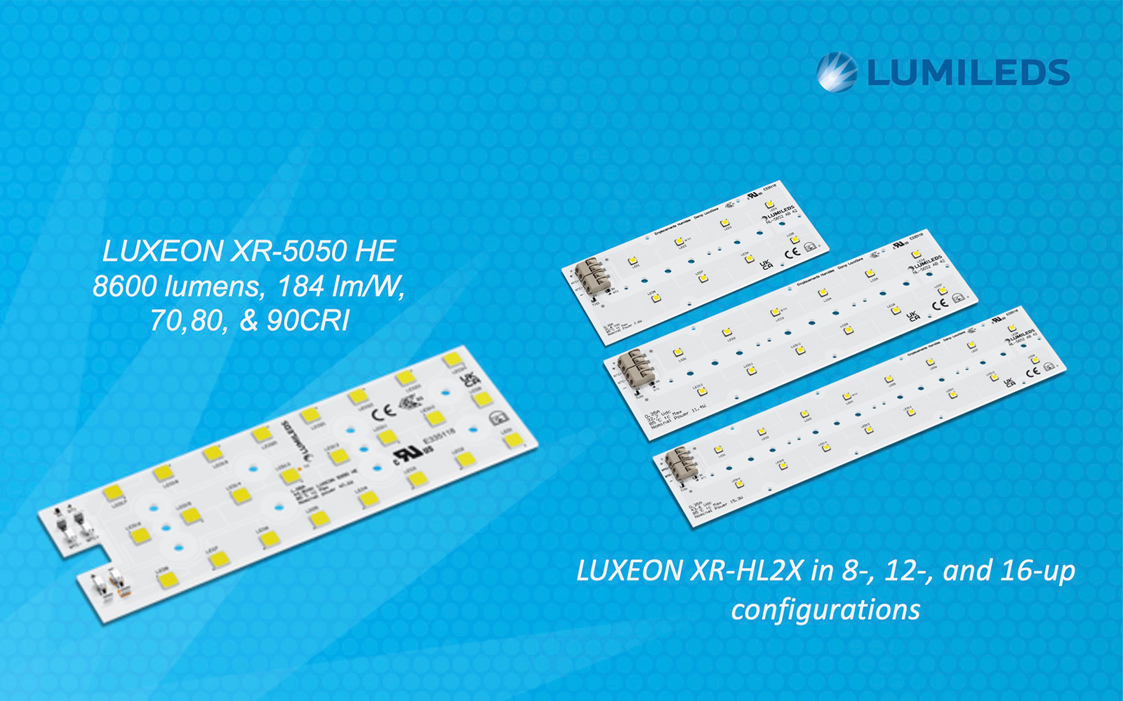 LUXEON XR-HL2X and XR-5050 HE Standard Modules Provide a Faster Path to Lighting Solutions — LED ...