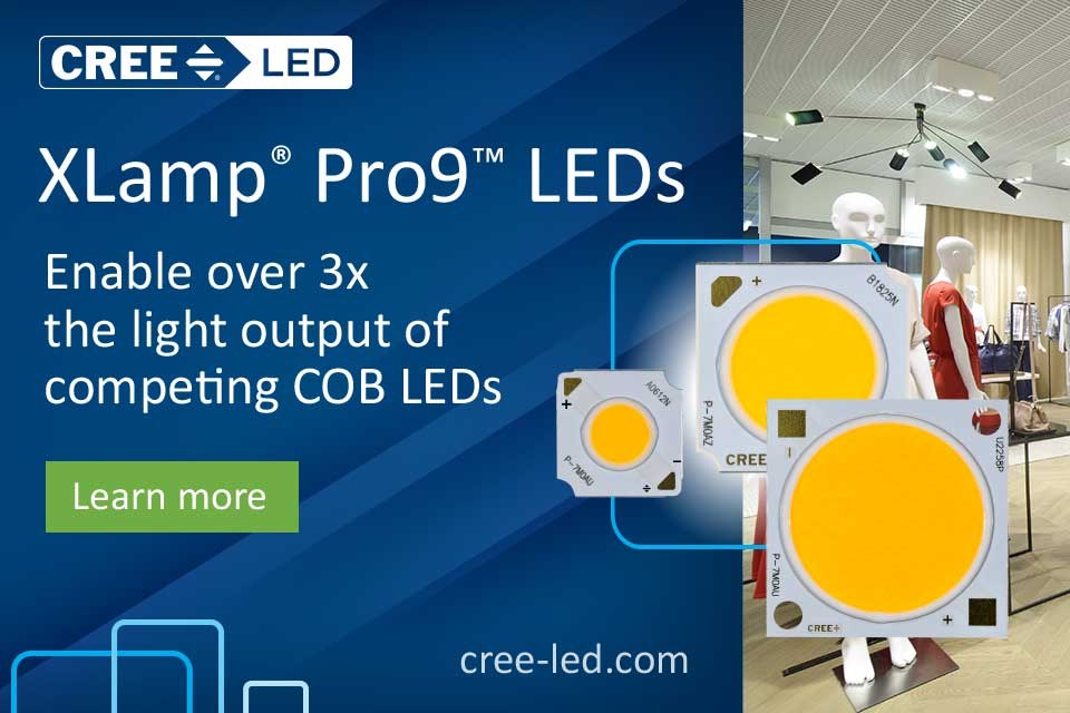XLamp® Pro9 LEDs offer 3x+ light output of competing COBs — LED ...