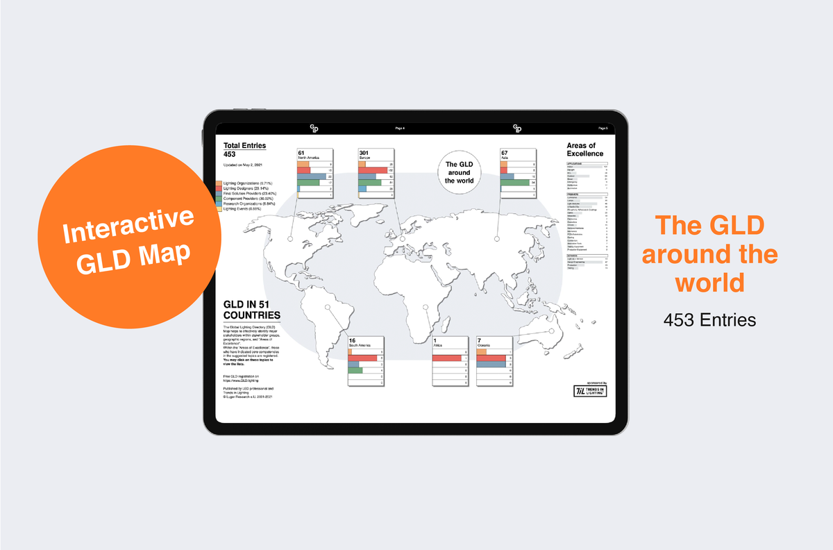 Global Lighting Directory (GLD) Map — LED professional - LED Lighting ...