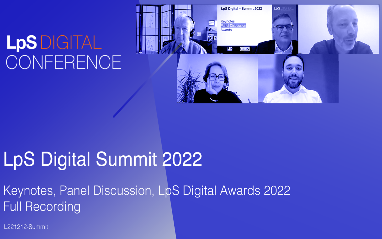LpS Digital Summit 2022 – Keynotes, Panel Discussion, Awards — LED ...