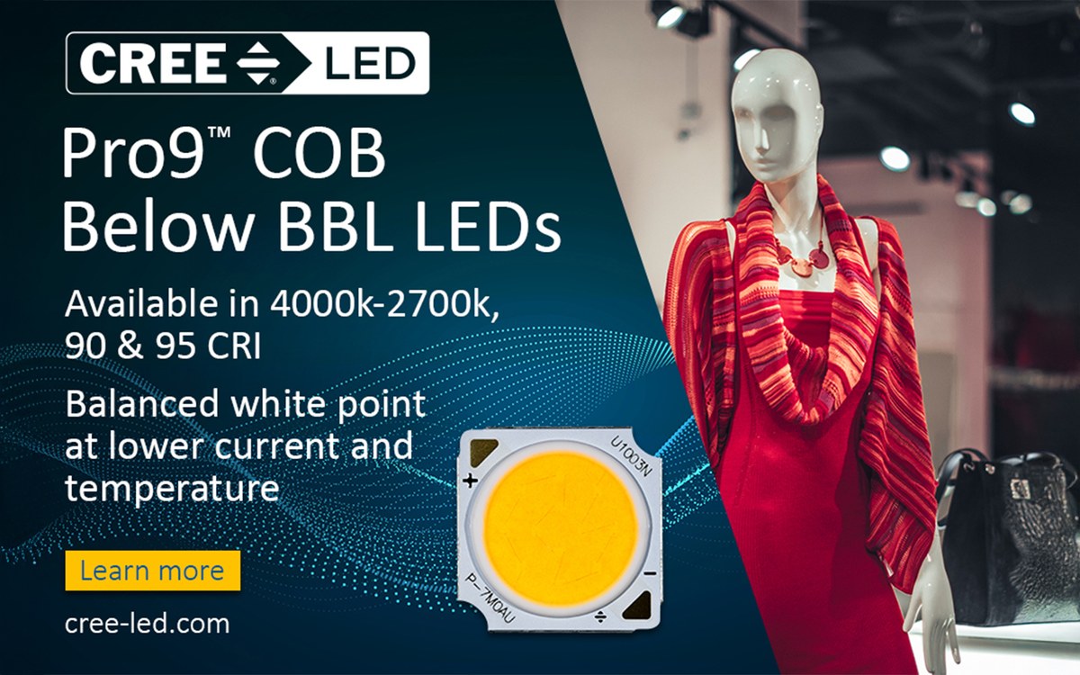 Pro9™ COB LEDs with Below BBL Bins for Better Color — LED professional ...