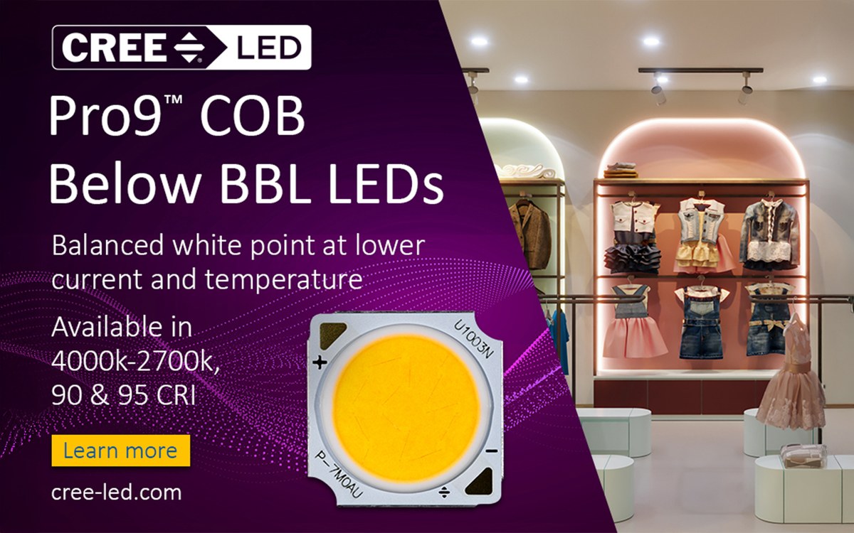 Pro9™ COB LEDs with Below BBL Bins for Precise Color — LED professional ...
