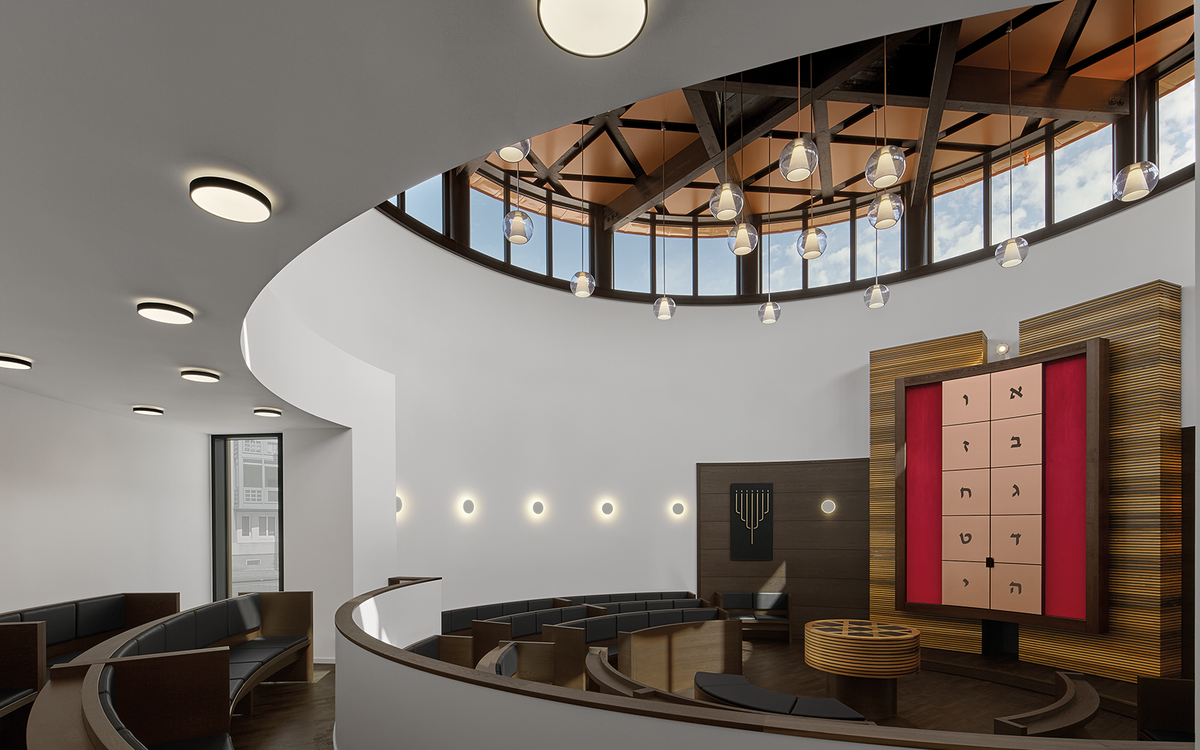 serien.lighting Illuminates the New Building of the Dessau Synagogue ...