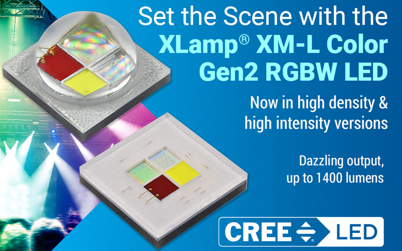 Set the Scene with the XLamp® XM-L Color Gen2 RGBW LEDs — LED ...