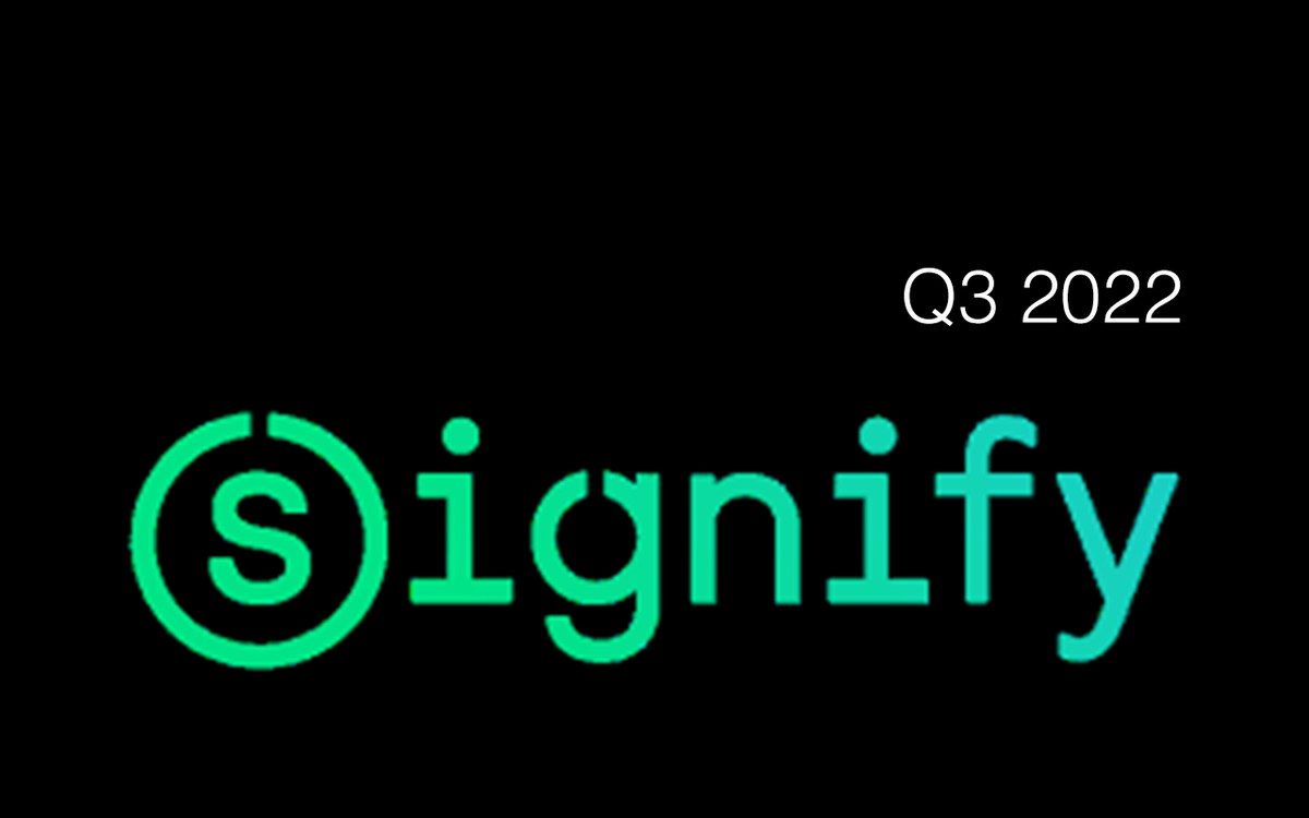Signify: Company's Third Quarter 2022 Results — LED professional - LED ...
