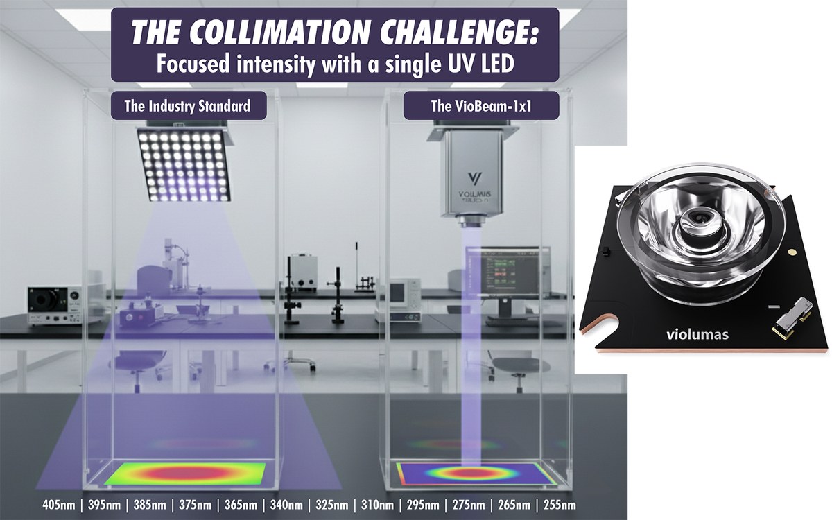 The Collimation Challenge: Focused Intensity with Ultra Narrow Beam UV ...