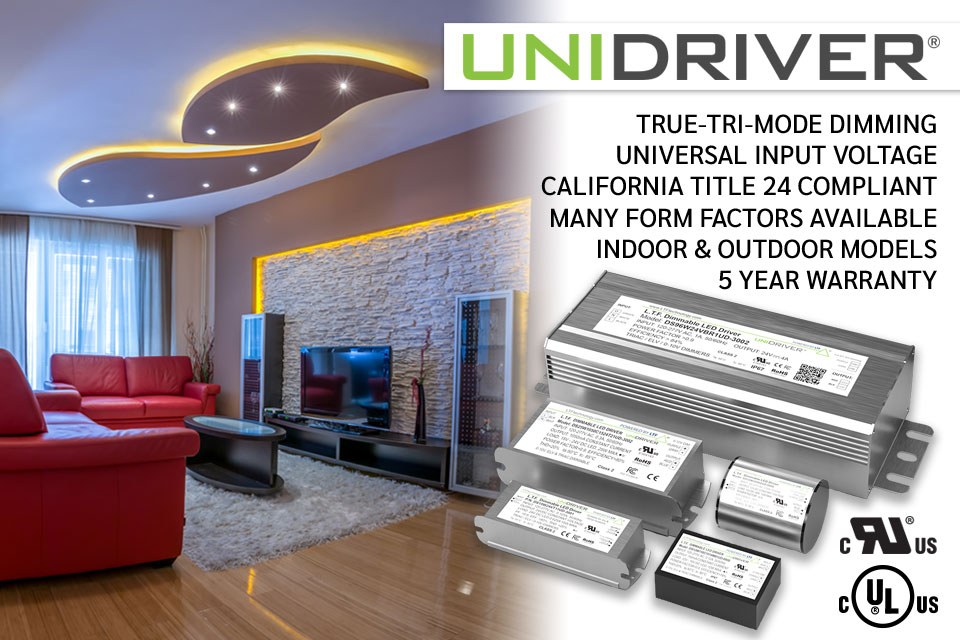 UniDriver® Universal Input Line Voltage LED Drivers — LED professional ...