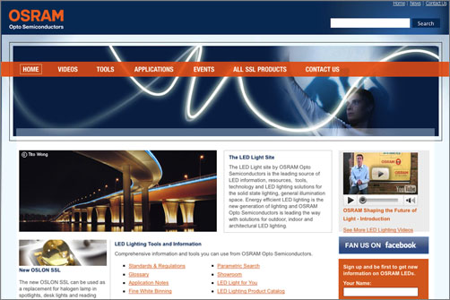 LEDs Made Easy With Osram's New Professional Website — LED professional ...