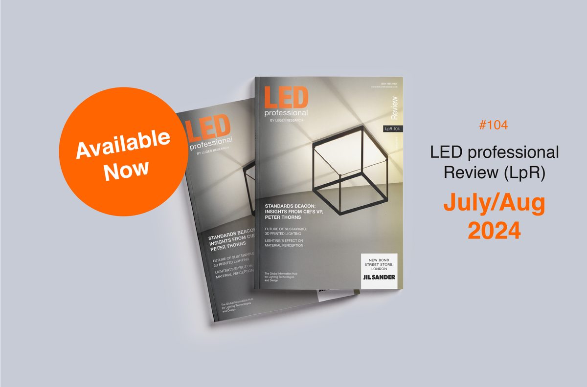 LED professional Review (LpR) – July/Aug 2024, Issue#104 — LED professional - LED Lighting ...