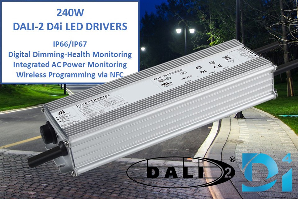 Inventronics Introduces DALI-2 D4i Certified LED Drivers with NFC Wireless Programming, Power ...