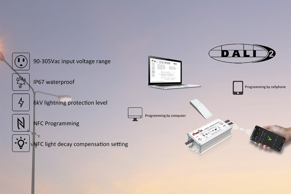 Upowertek Released New Generation NFC Programmable DALI-2 LED Drivers ...