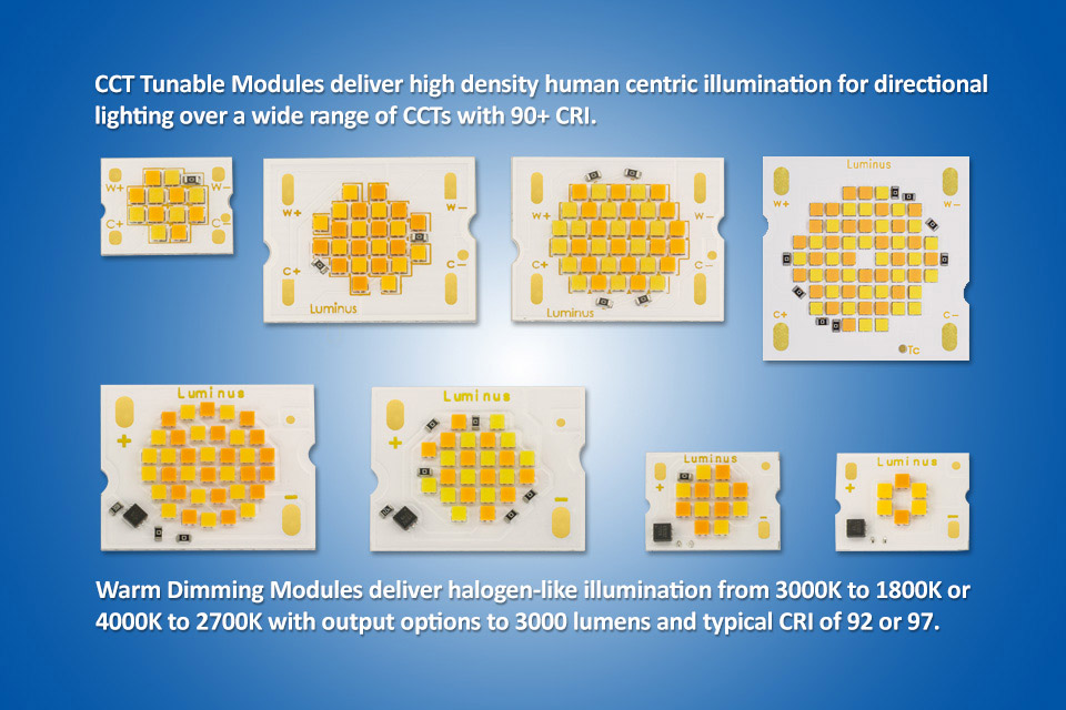 Luminus COB Modules For Dim-to-Warm and Dynamic CCT Control — LED ...