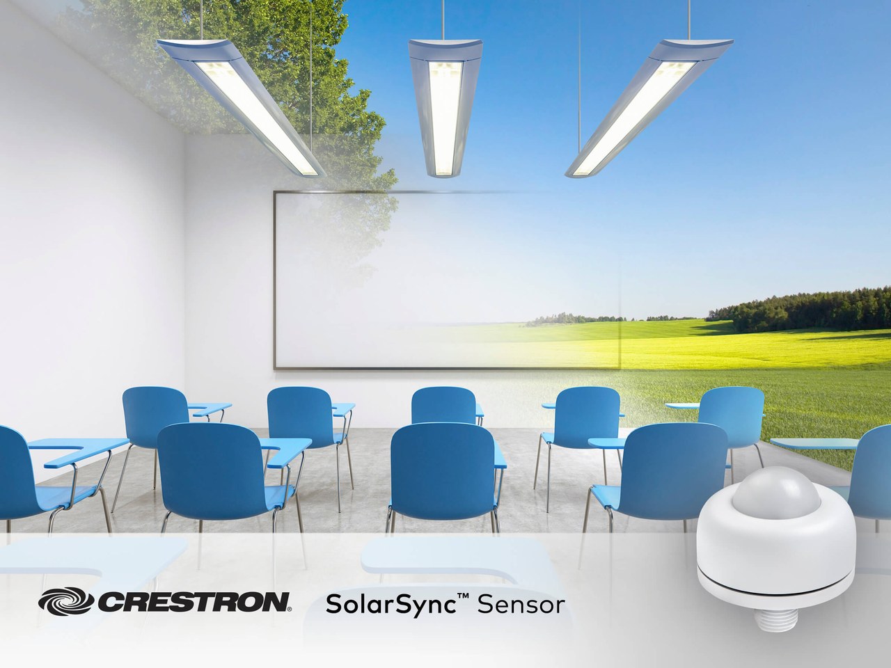 Crestron Unveiled SolarSync™ Color Temperature Daylight Sensor — LED ...
