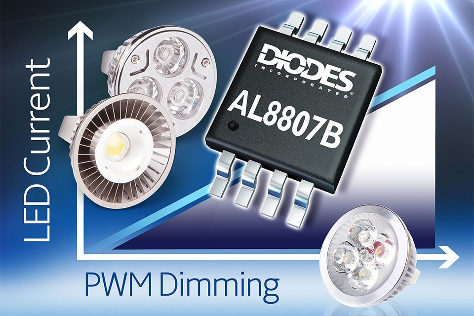 Dimmable Buck LED Driver from Diodes Incorporated Simplifies LED ...