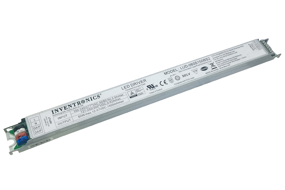 Inventronics Upgraded 60 W Slim Programmable DALI LED Drivers with Dim ...