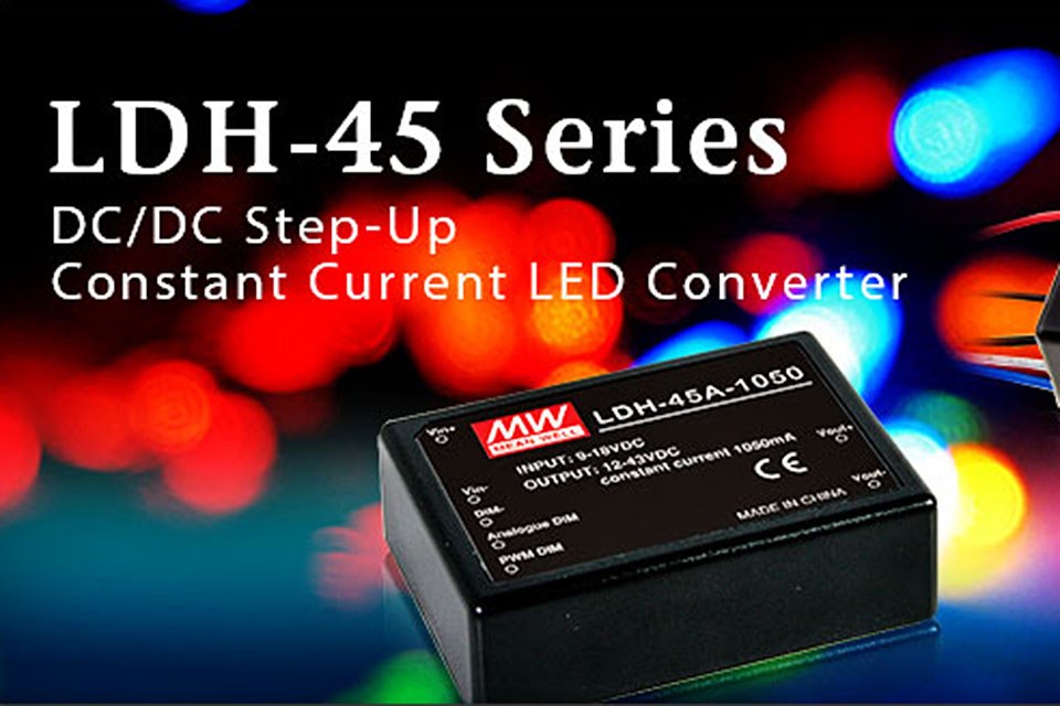 Mean Well Introduces New Boost Type DC/DC Constant Current LED Drivers ...