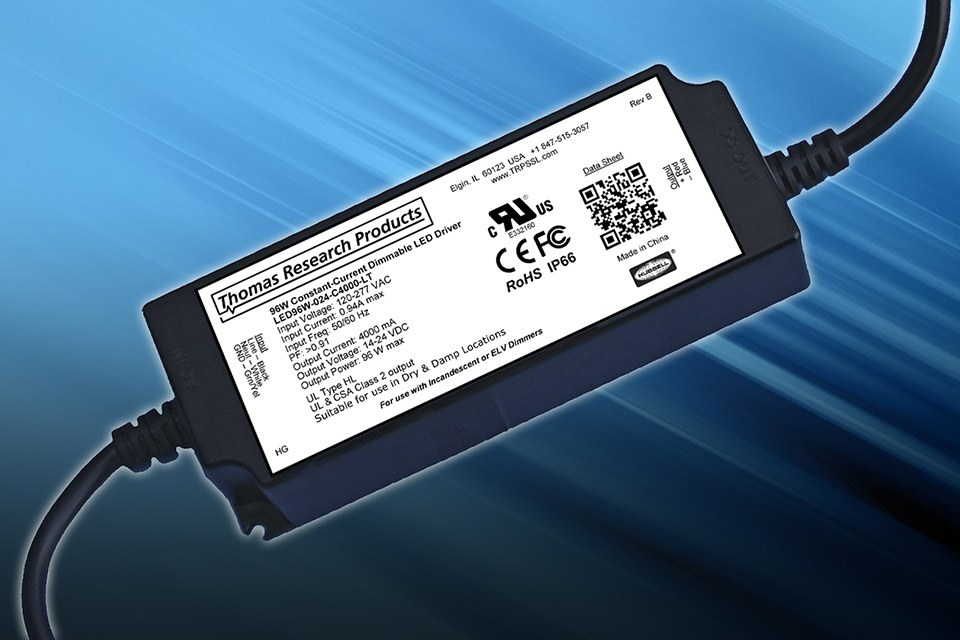 New 96W Line Voltage Dimming LED Driver From TRP — LED professional ...