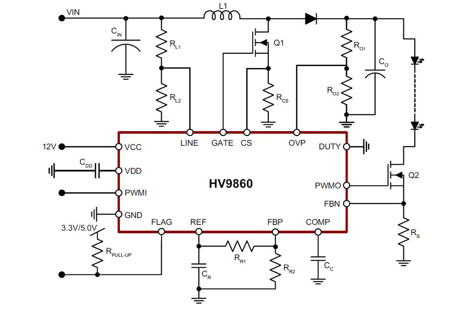 Supertex HV9860 Reduces System Cost & Complexity through Wiring Fault ...