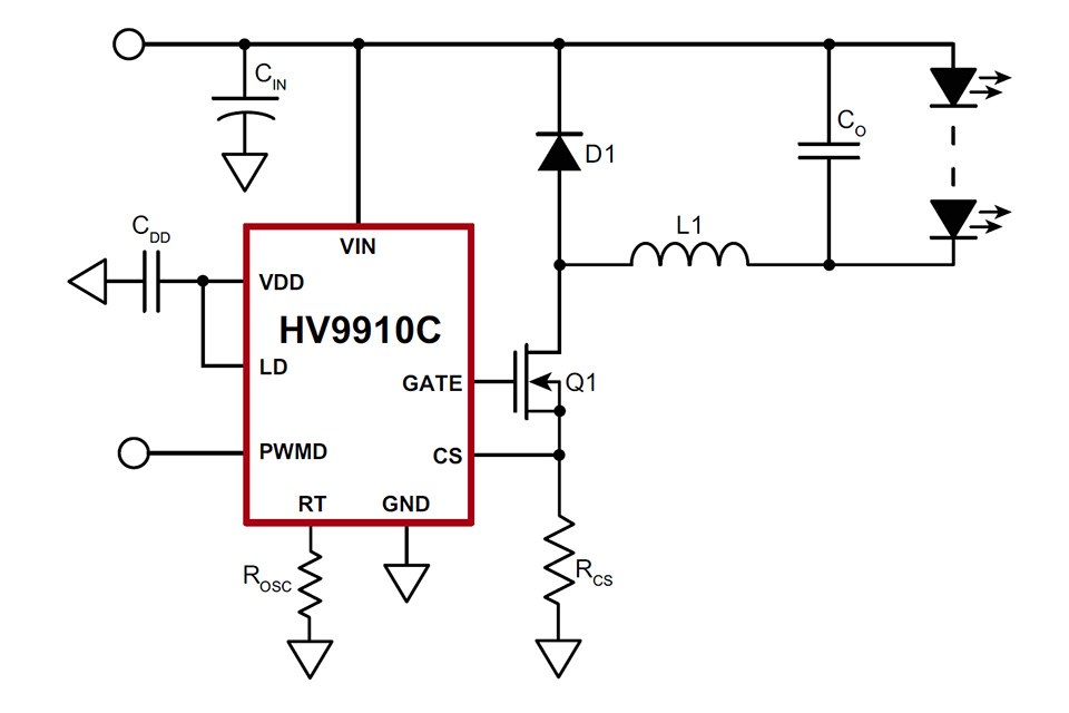Supertex's Enhanced HV9910C Offers Simple, Cost-Effective Design ...