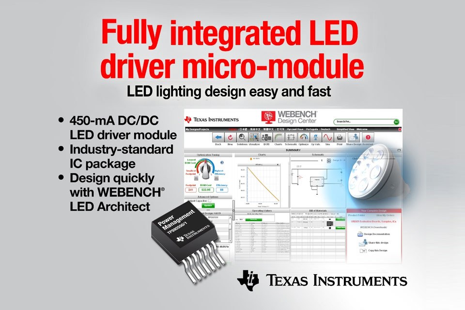 TI Makes LED Lighting Design Easy and Fast — LED professional - LED ...