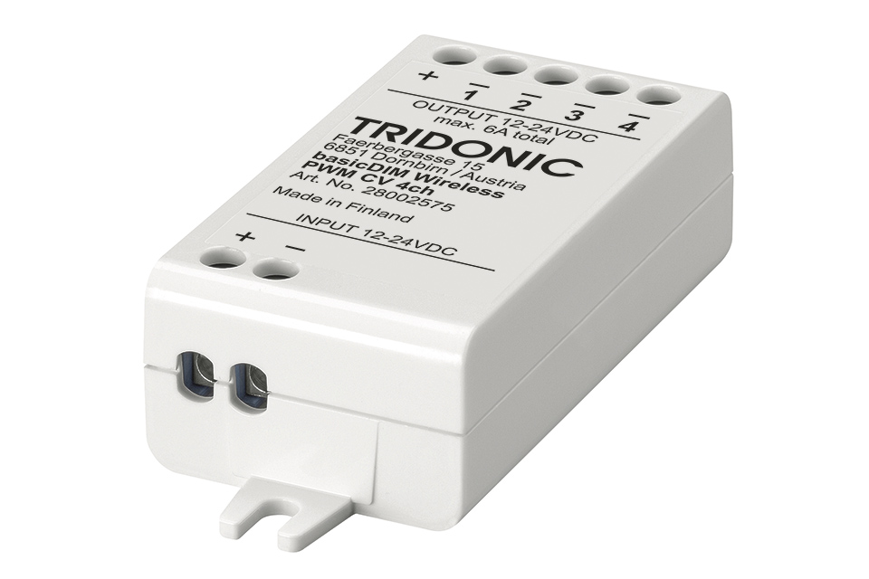 Tridonic Adds Casambi Ready RF Modules and Sensors to the basicDIM ...