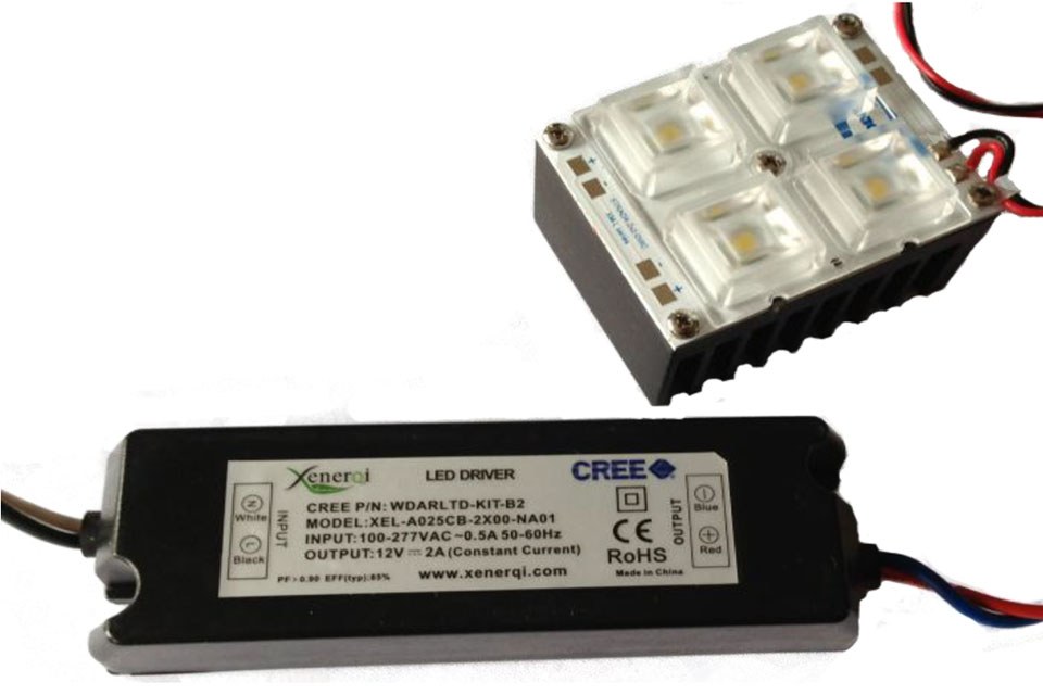 Xenerqi Creates 25W LED Driver for CREE® XLAMP® XM-L Wide Area Light ...