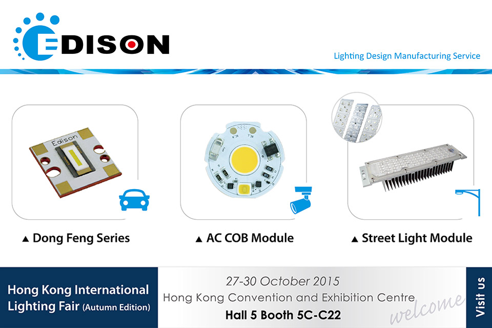 Edison Opto Product Inititaive for Smart Lighting, Automotive and ...