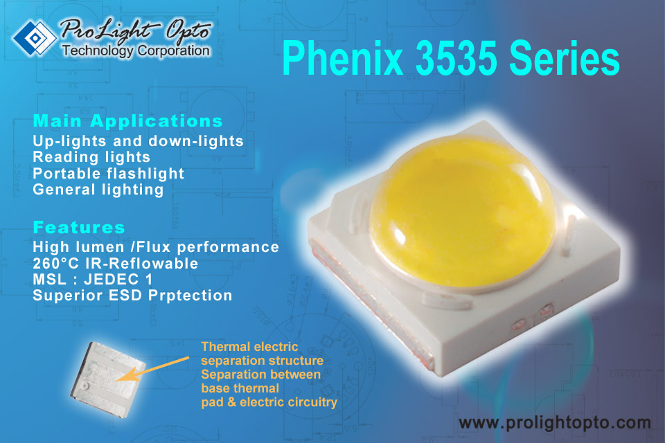 Prolight Opto Phenix 3535 Series — LED professional - LED Lighting ...