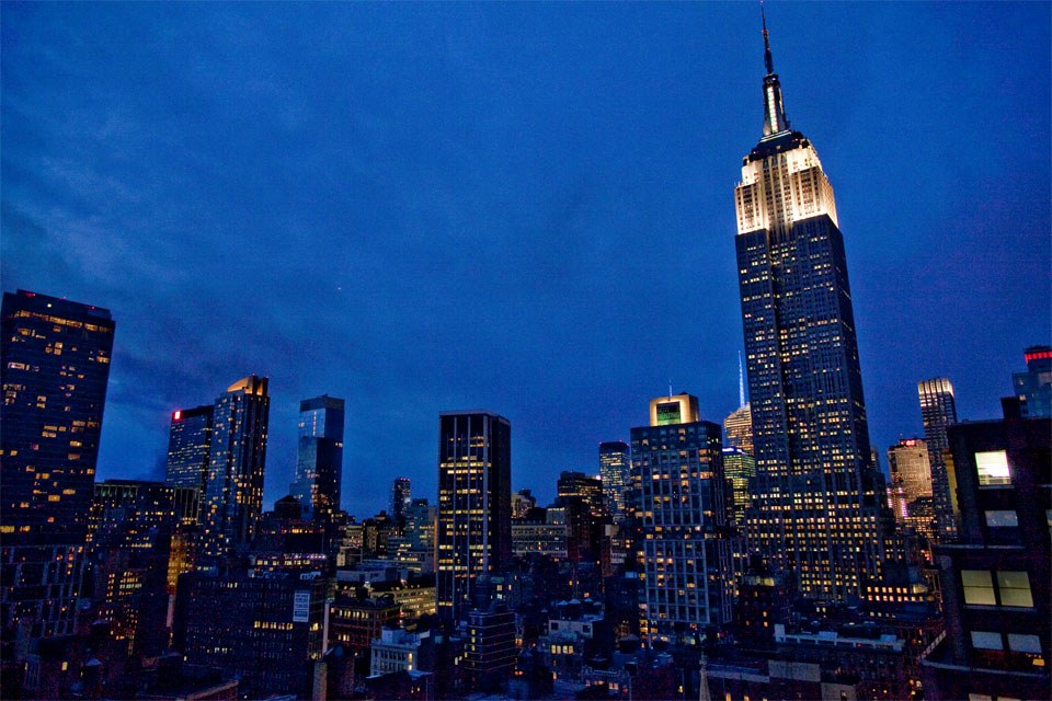 Empire State Building Wallpaper Night