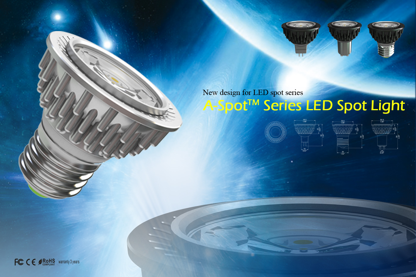 A-Spot (TM) Series LED Spot Light from Signcomplex — LED professional ...