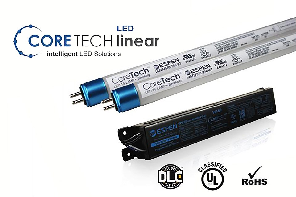 Espen Technology Launches First Dimmable LED T5HO Type C Lamp & Driver ...