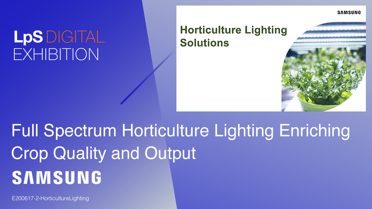 Full Spectrum Horticulture Lighting Enriching Crop Quality and Output ...