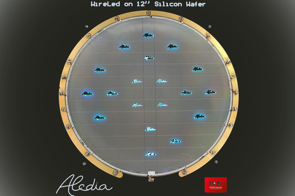 Aledia Has Produced Its First Nanowire Chips on 300mm Silicon Wafers ...